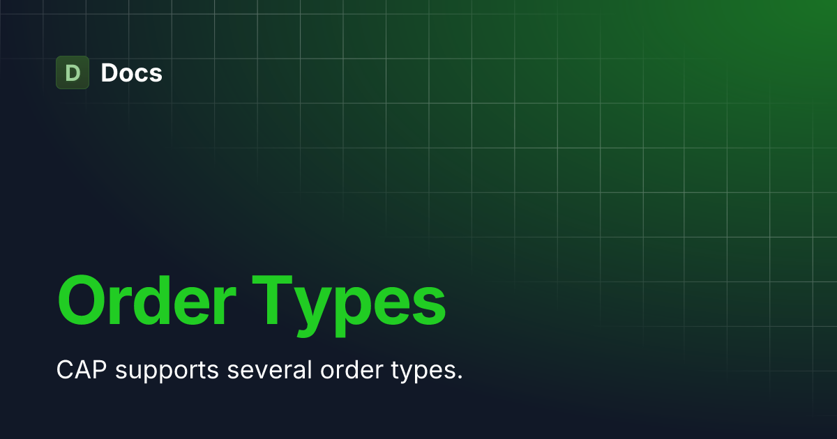 Order Types | Docs